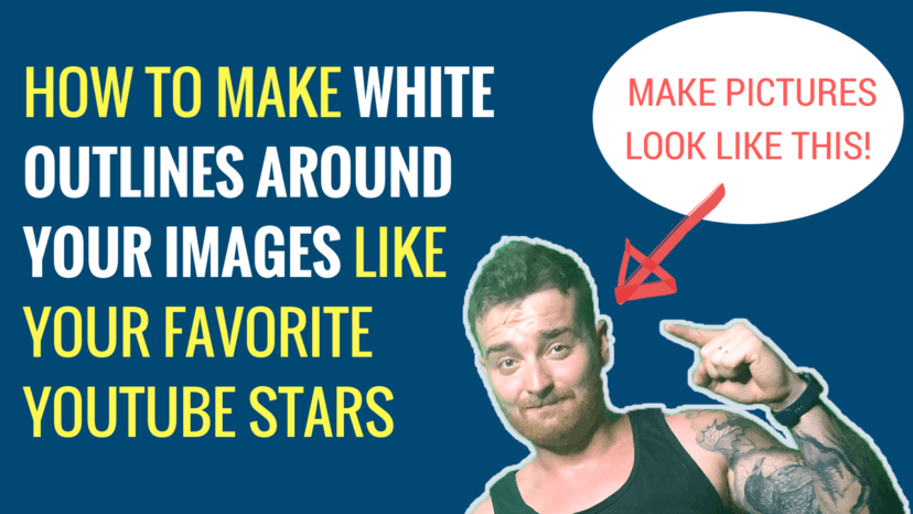 How to Outlines Images in Photoshop | Add White Outlines to Images ...