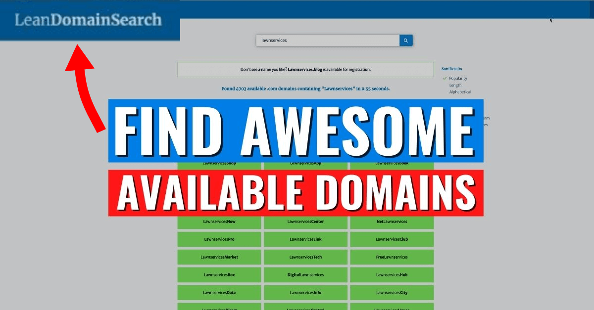 Lean Domain Search | How I Use It to Find and Brainstorm the Best ...