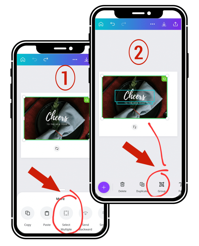How to Group Elements in Canva - Group Text or Graphics for Easier ...