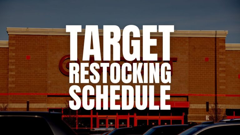 Target Restocking Schedule and Clearance Schedule Demystified [2023]